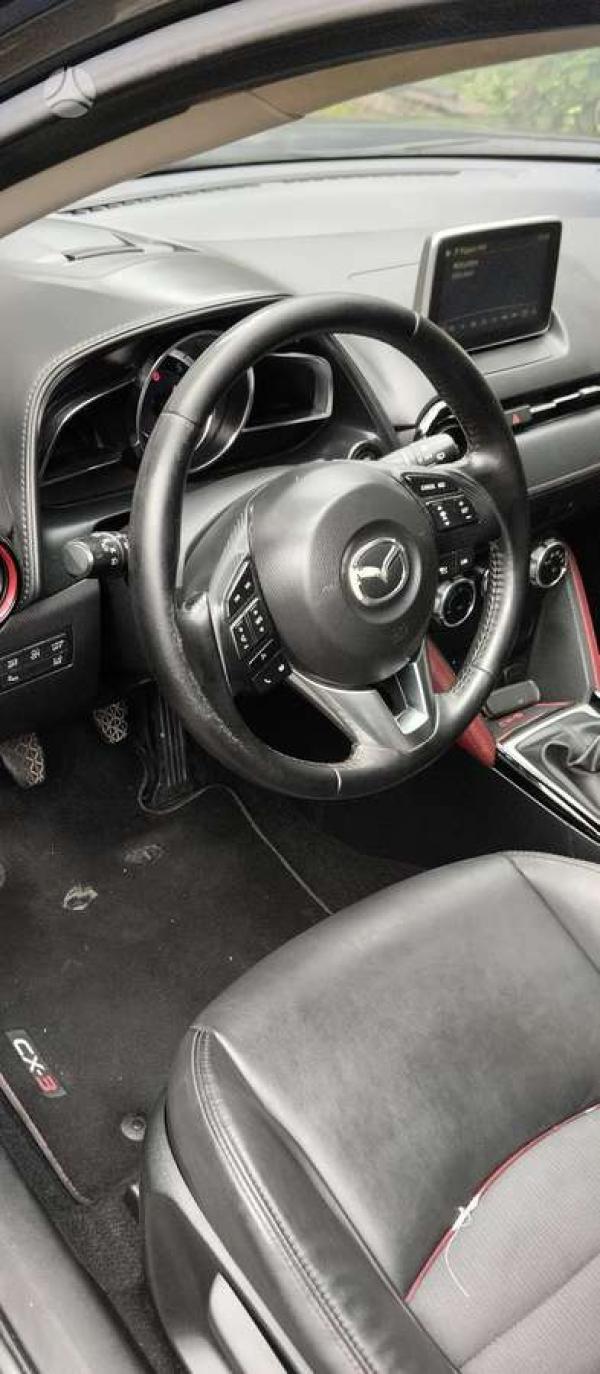 Brown Mazda CX-3 2016 in Kaunas, with an engine capacity of 1.50 L and mileage of 235 thousand km for 7400 €, photo 10 on AUTOMOTO.COM.LV