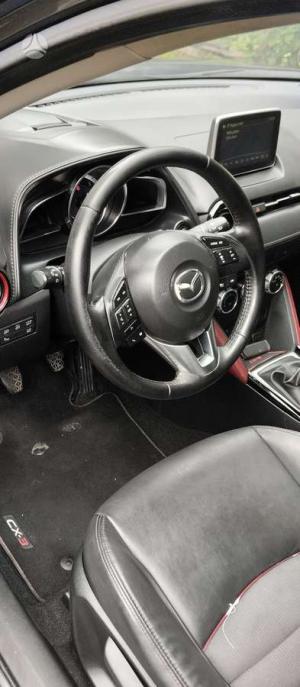 Brown Mazda CX-3 2016 in Kaunas, with an engine capacity of 1.50 L and mileage of 235 thousand km for 7400 €, photo 11 on AUTOMOTO.COM.LV