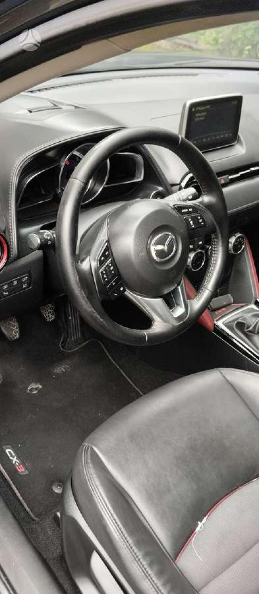 Brown Mazda CX-3 2016 in Kaunas, with an engine capacity of 1.50 L and mileage of 235 thousand km for 7400 €, photo 11 on AUTOMOTO.COM.LV