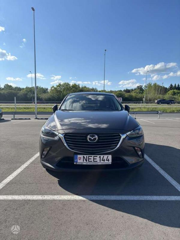 Brown Mazda CX-3 2018 in Kaunas, with an engine capacity of 2.00 L and mileage of 72 thousand km for 16800 €, photo 1 on AUTOMOTO.COM.LV