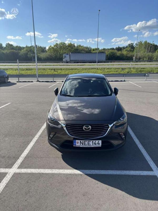 Brown Mazda CX-3 2018 in Kaunas, with an engine capacity of 2.00 L and mileage of 72 thousand km for 16800 €, photo 2 on AUTOMOTO.COM.LV