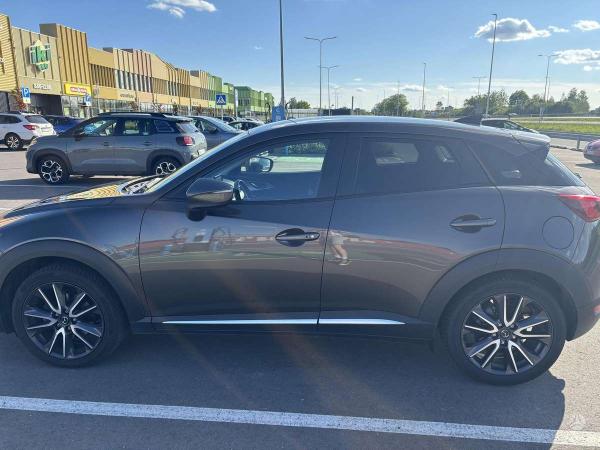 Brown Mazda CX-3 2018 in Kaunas, with an engine capacity of 2.00 L and mileage of 72 thousand km for 16800 €, photo 4 on AUTOMOTO.COM.LV