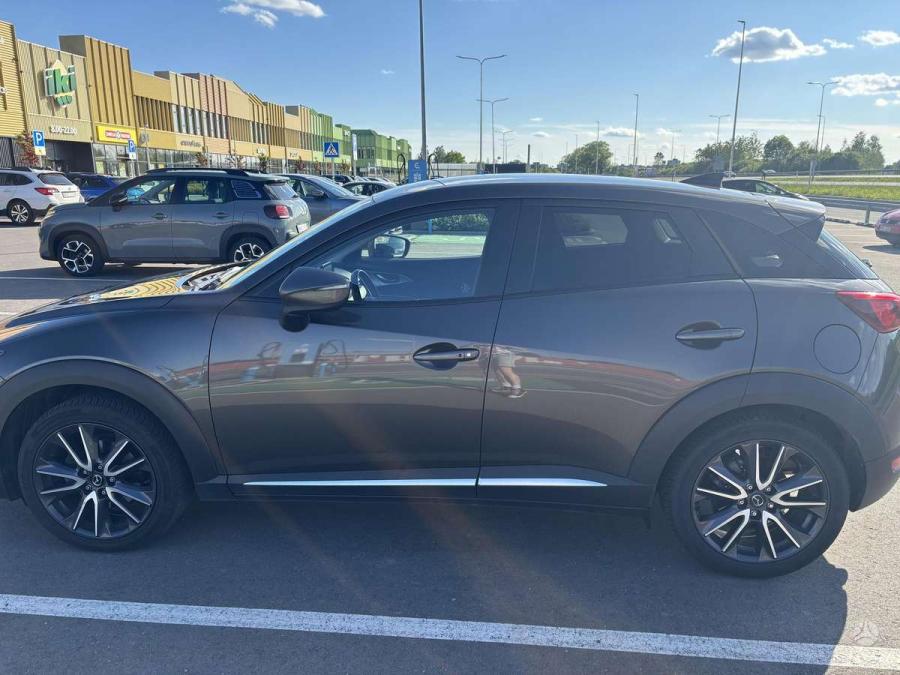 Brūns Mazda CX-3 2018 Kauņa, ar dzinēja tilpumu 2.00 L un nobraukumu 72 tūkst. km par 16800 €, foto 5 vietnē AUTOMOTO.COM.LV
