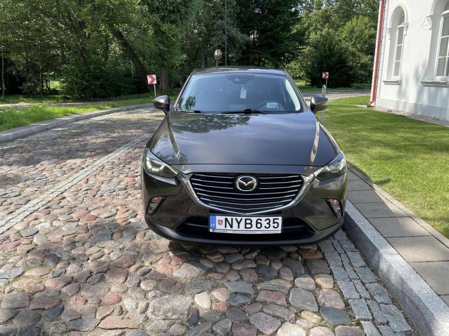 Brown Mazda CX-3 2018 in Kaunas, with an engine capacity of 2.00 L and mileage of 125 thousand km for 12800 €, photo 3 on AUTOMOTO.COM.LV
