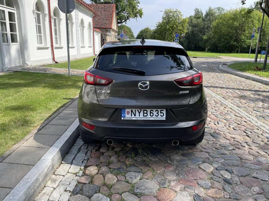 Brown Mazda CX-3 2018 in Kaunas, with an engine capacity of 2.00 L and mileage of 125 thousand km for 12800 €, photo 5 on AUTOMOTO.COM.LV