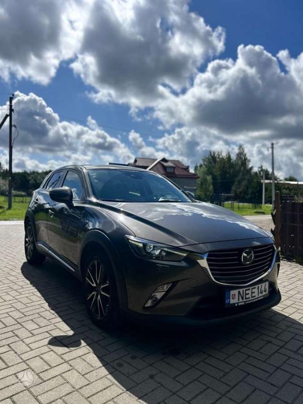Brown Mazda CX-3 2018 in Kaunas, with an engine capacity of 2.00 L and mileage of 73 thousand km for 14800 €, photo 5 on AUTOMOTO.COM.LV