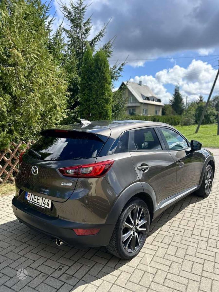 Brown Mazda CX-3 2018 in Kaunas, with an engine capacity of 2.00 L and mileage of 73 thousand km for 14800 €, photo 28 on AUTOMOTO.COM.LV