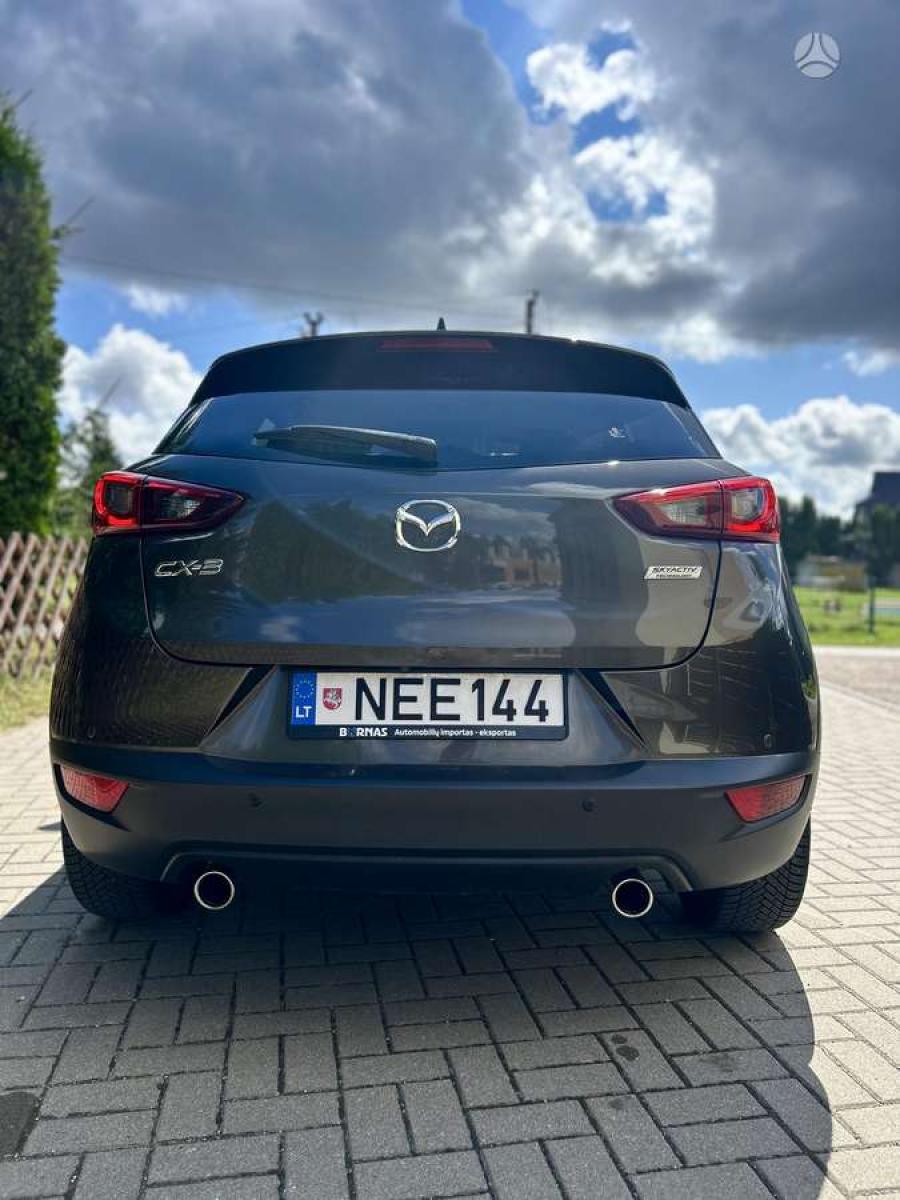 Brown Mazda CX-3 2018 in Kaunas, with an engine capacity of 2.00 L and mileage of 73 thousand km for 14800 €, photo 30 on AUTOMOTO.COM.LV