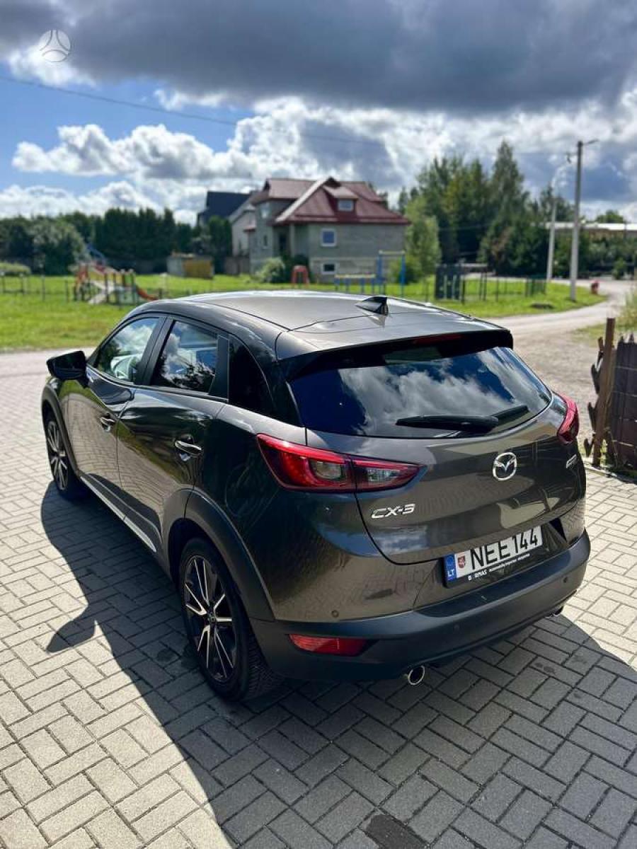 Brown Mazda CX-3 2018 in Kaunas, with an engine capacity of 2.00 L and mileage of 73 thousand km for 14800 €, photo 32 on AUTOMOTO.COM.LV