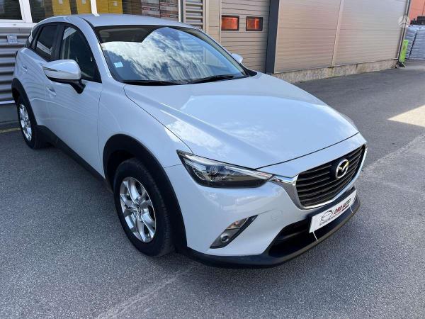 Grey Mazda CX-3 2015 in Vilnius, with an engine capacity of 1.50 L and mileage of 210 thousand km for 6900 €, photo 1 on AUTOMOTO.COM.LV