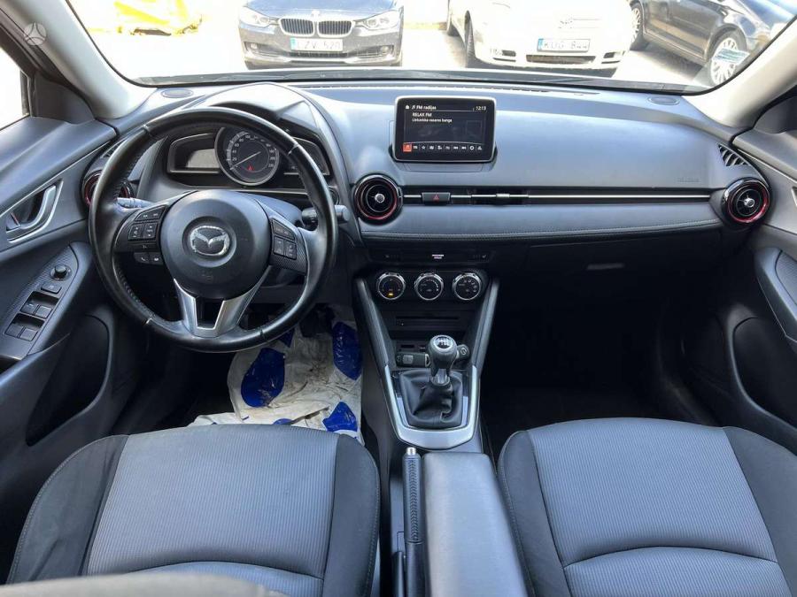 Grey Mazda CX-3 2015 in Vilnius, with an engine capacity of 1.50 L and mileage of 210 thousand km for 6900 €, photo 9 on AUTOMOTO.COM.LV