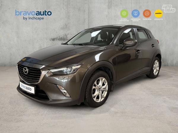 Pelēks Mazda CX-3 2016 Viļņa, ar dzinēja tilpumu 2.00 L un nobraukumu 193 tūkst. km par 9900 €, foto 1 vietnē AUTOMOTO.COM.LV