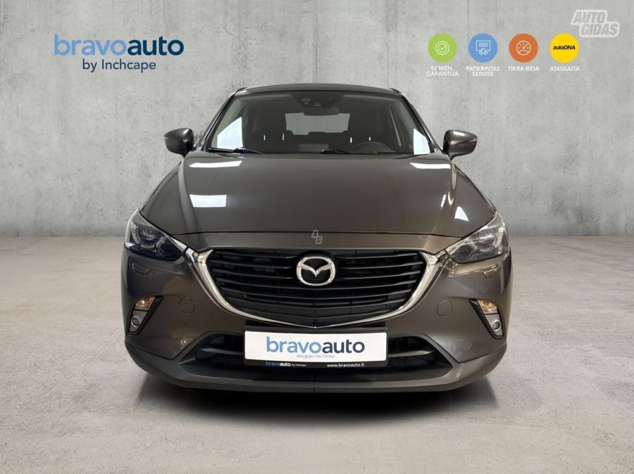 Grey Mazda CX-3 2016 in Vilnius, with an engine capacity of 2.00 L and mileage of 193 thousand km for 9900 €, photo 8 on AUTOMOTO.COM.LV