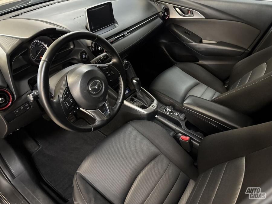 Grey Mazda CX-3 2016 in Vilnius, with an engine capacity of 2.00 L and mileage of 193 thousand km for 9900 €, photo 9 on AUTOMOTO.COM.LV