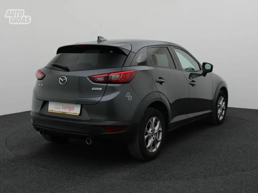 Pelēks Mazda CX-3 2016 Viļņa, ar dzinēja tilpumu 1.50 L un nobraukumu 203 tūkst. km par 9199 €, foto 9 vietnē AUTOMOTO.COM.LV
