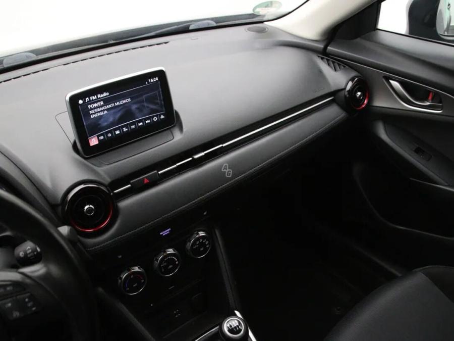 Pelēks Mazda CX-3 2016 Viļņa, ar dzinēja tilpumu 1.50 L un nobraukumu 203 tūkst. km par 9199 €, foto 22 vietnē AUTOMOTO.COM.LV