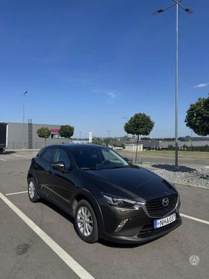 Pelēks Mazda CX-3 2016 Kauņa, ar dzinēja tilpumu 2.00 L un nobraukumu 87 tūkst. km par 12700 €, foto  vietnē AUTOMOTO.COM.LV