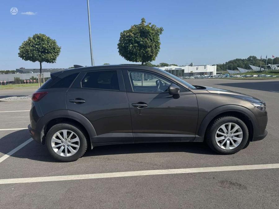 Grey Mazda CX-3 2016 in Kaunas, with an engine capacity of 2.00 L and mileage of 87 thousand km for 12700 €, photo 3 on AUTOMOTO.COM.LV