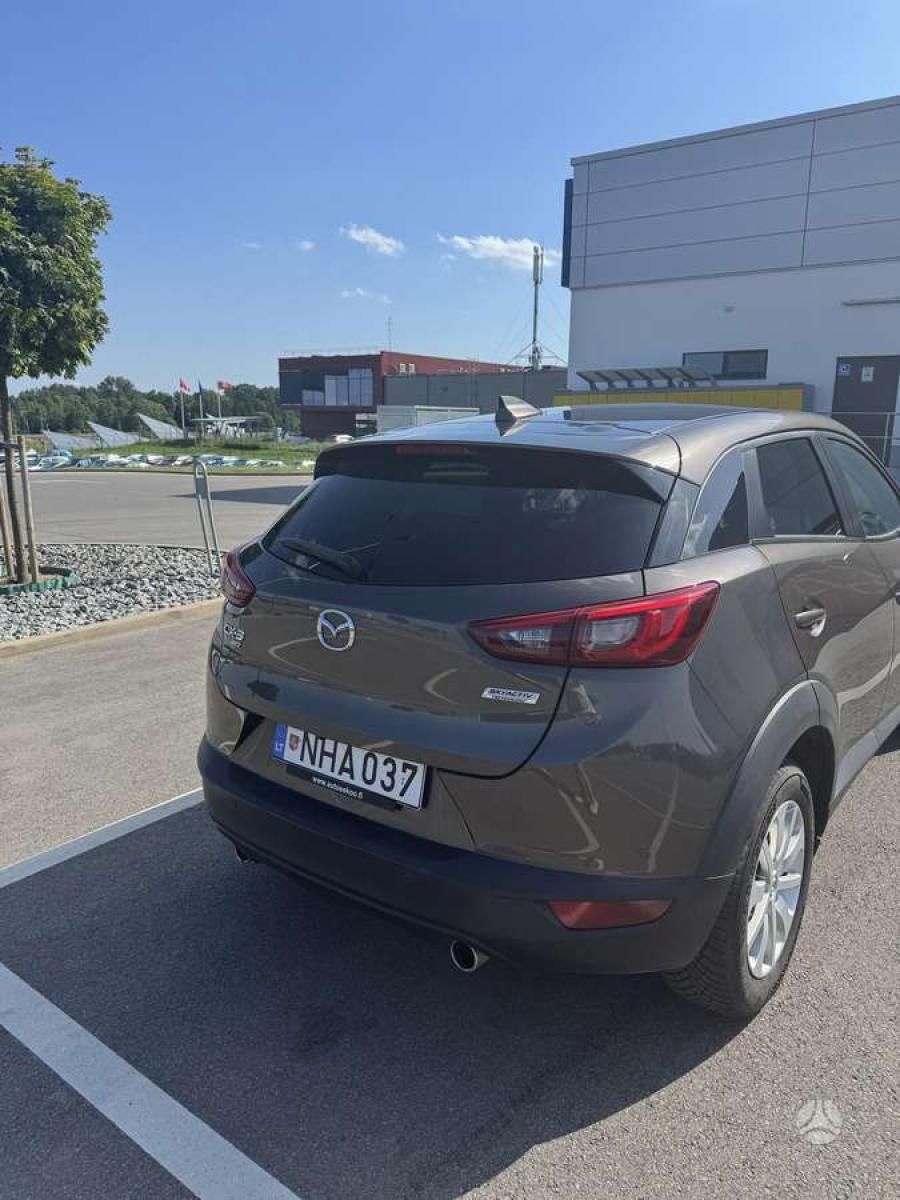 Grey Mazda CX-3 2016 in Kaunas, with an engine capacity of 2.00 L and mileage of 87 thousand km for 12700 €, photo 4 on AUTOMOTO.COM.LV