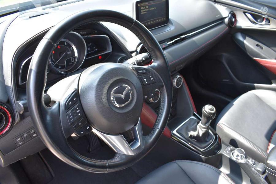 Pelēks Mazda CX-3 2016 Tauragė, ar dzinēja tilpumu 1.50 L un nobraukumu 238 tūkst. km par 7800 €, foto 10 vietnē AUTOMOTO.COM.LV