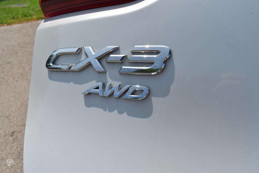 Pelēks Mazda CX-3 2016 Tauragė, ar dzinēja tilpumu 1.50 L un nobraukumu 238 tūkst. km par 7800 €, foto 17 vietnē AUTOMOTO.COM.LV
