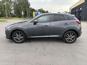 Grey Mazda CX-3 2016 in Taurage, with an engine capacity of 1.50 L and mileage of 228 thousand km for 6900 €, photo 5 on AUTOMOTO.COM.LV