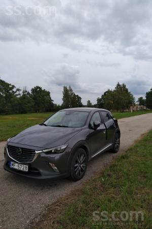Pelēks Mazda CX-3 2017 Rīga, ar dzinēja tilpumu 2.00 L un nobraukumu 109 tūkst. km par 13400 €, foto 2 vietnē AUTOMOTO.COM.LV