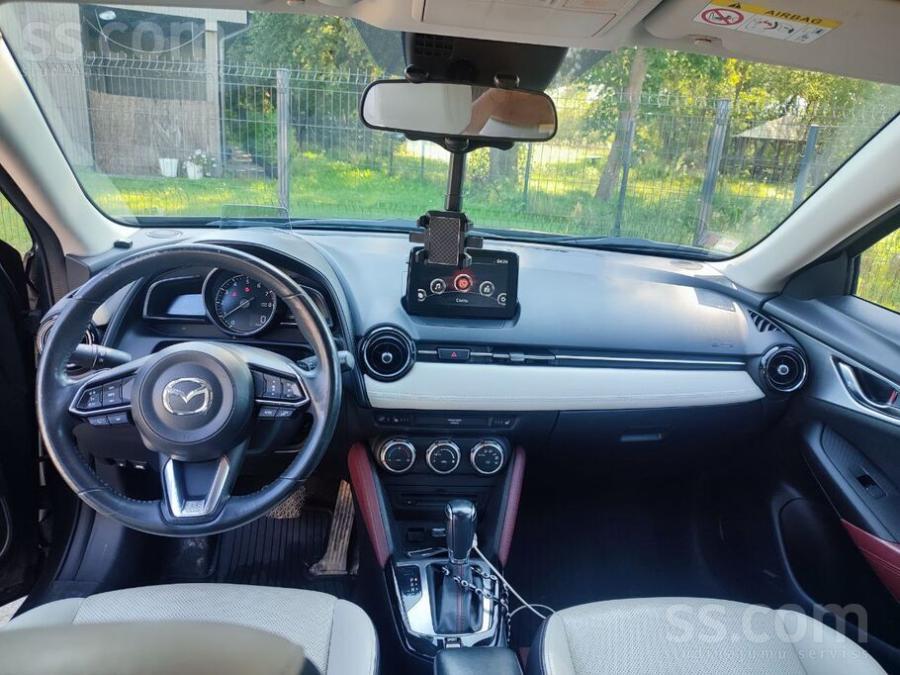 Pelēks Mazda CX-3 2017 Rīga, ar dzinēja tilpumu 2.00 L un nobraukumu 109 tūkst. km par 13400 €, foto 5 vietnē AUTOMOTO.COM.LV