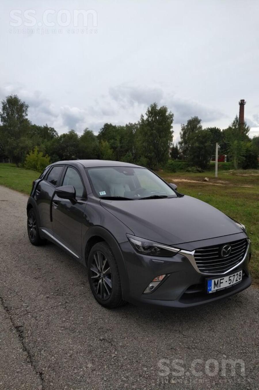 Pelēks Mazda CX-3 2017 Rīga, ar dzinēja tilpumu 2.00 L un nobraukumu 109 tūkst. km par 13400 €, foto 7 vietnē AUTOMOTO.COM.LV