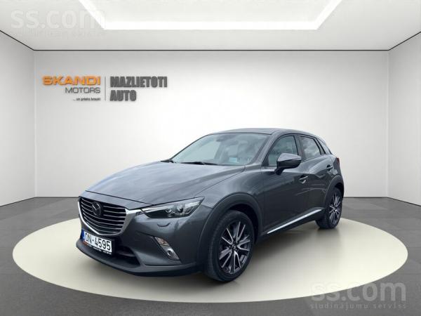 Серый Мазда СХ-3 2017 в Рига, объемом двигателя 2.00 л и пробегом 122 тыс. км за 11990 €, фото 1 на AUTOMOTO.COM.LV