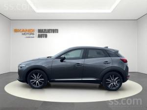 Grey Mazda CX-3 2017 in Riga, with an engine capacity of 2.00 L and mileage of 122 thousand km for 11990 €, photo 4 on AUTOMOTO.COM.LV