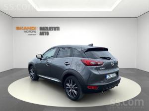Grey Mazda CX-3 2017 in Riga, with an engine capacity of 2.00 L and mileage of 122 thousand km for 11990 €, photo 5 on AUTOMOTO.COM.LV
