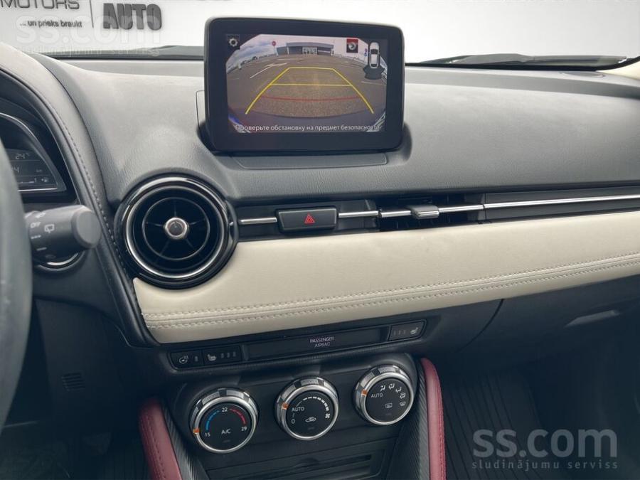 Grey Mazda CX-3 2017 in Riga, with an engine capacity of 2.00 L and mileage of 122 thousand km for 11990 €, photo 16 on AUTOMOTO.COM.LV