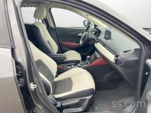 Grey Mazda CX-3 2017 in Riga, with an engine capacity of 2.00 L and mileage of 122 thousand km for 11990 €, photo 17 on AUTOMOTO.COM.LV