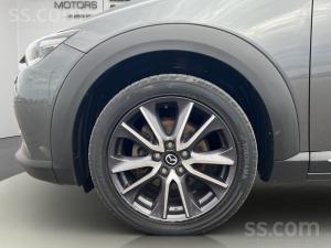 Grey Mazda CX-3 2017 in Riga, with an engine capacity of 2.00 L and mileage of 122 thousand km for 11990 €, photo 19 on AUTOMOTO.COM.LV