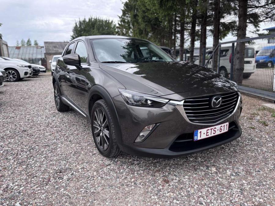 Grey Mazda CX-3 2017 in Gargzdai, with an engine capacity of 1.50 L and mileage of 167 thousand km for 9999 €, photo 1 on AUTOMOTO.COM.LV
