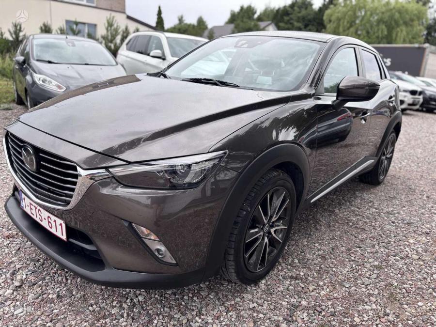 Grey Mazda CX-3 2017 in Gargzdai, with an engine capacity of 1.50 L and mileage of 167 thousand km for 9999 €, photo 5 on AUTOMOTO.COM.LV