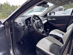 Grey Mazda CX-3 2017 in Gargzdai, with an engine capacity of 1.50 L and mileage of 167 thousand km for 9999 €, photo 13 on AUTOMOTO.COM.LV