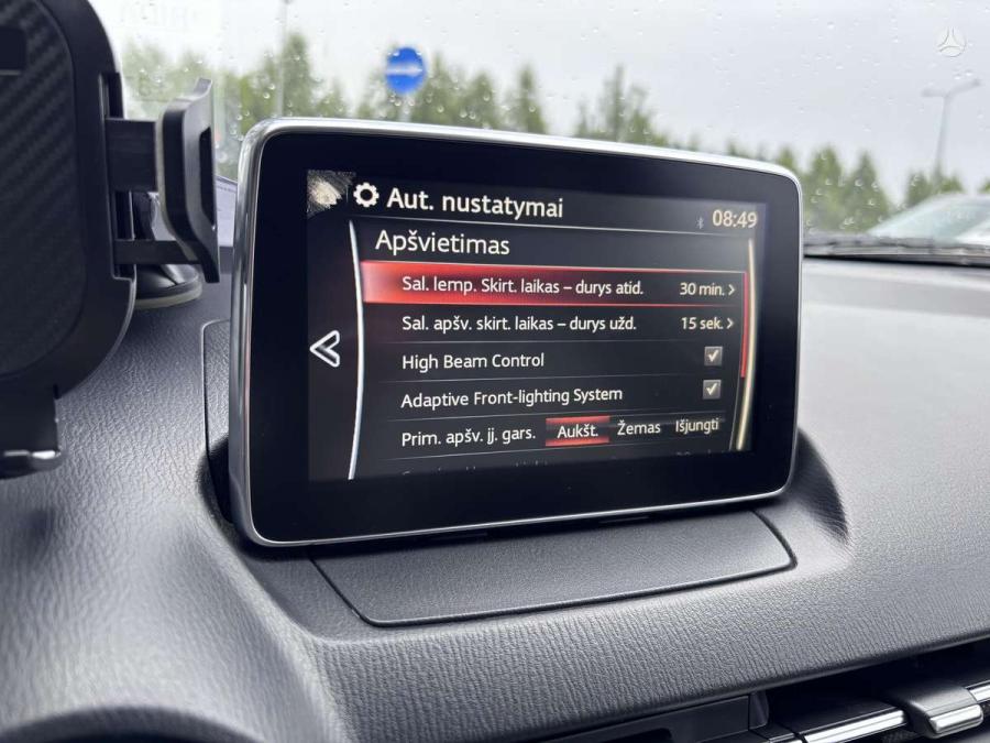 Grey Mazda CX-3 2017 in Gargzdai, with an engine capacity of 1.50 L and mileage of 167 thousand km for 9999 €, photo 26 on AUTOMOTO.COM.LV
