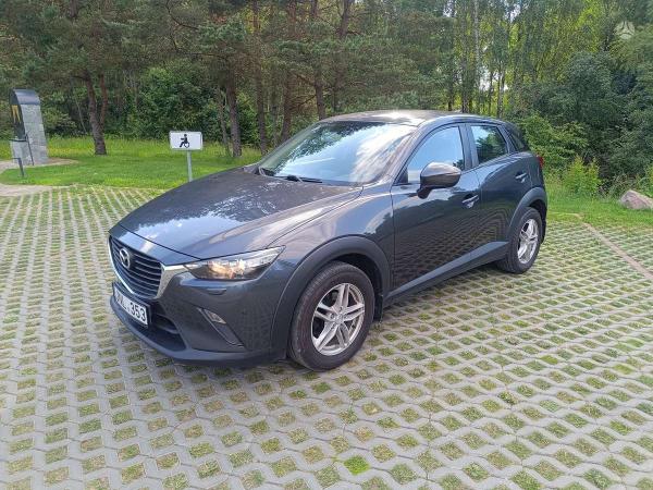 Pelēks Mazda CX-3 2017 Trakai, ar dzinēja tilpumu 2.00 L un nobraukumu 270 tūkst. km par 7955 €, foto 1 vietnē AUTOMOTO.COM.LV