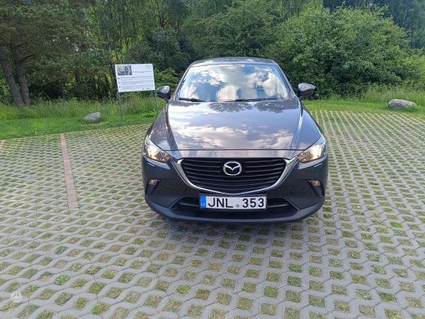 Pelēks Mazda CX-3 2017 Trakai, ar dzinēja tilpumu 2.00 L un nobraukumu 270 tūkst. km par 7955 €, foto 3 vietnē AUTOMOTO.COM.LV