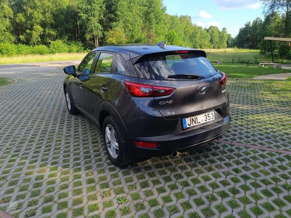Pelēks Mazda CX-3 2017 Trakai, ar dzinēja tilpumu 2.00 L un nobraukumu 270 tūkst. km par 7955 €, foto 9 vietnē AUTOMOTO.COM.LV