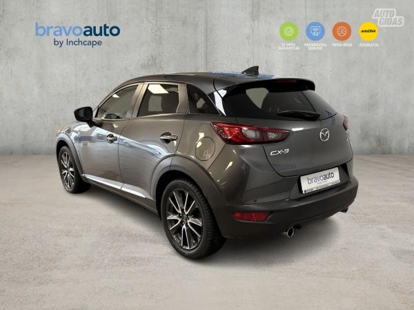 Grey Mazda CX-3 2018 in Vilnius, with an engine capacity of 2.00 L and mileage of 78 thousand km for 16550 €, photo 3 on AUTOMOTO.COM.LV