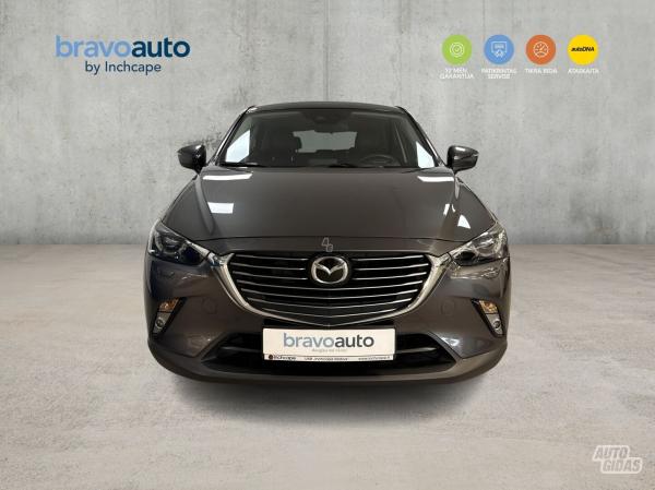 Pelēks Mazda CX-3 2018 Viļņa, ar dzinēja tilpumu 2.00 L un nobraukumu 78 tūkst. km par 16550 €, foto 7 vietnē AUTOMOTO.COM.LV