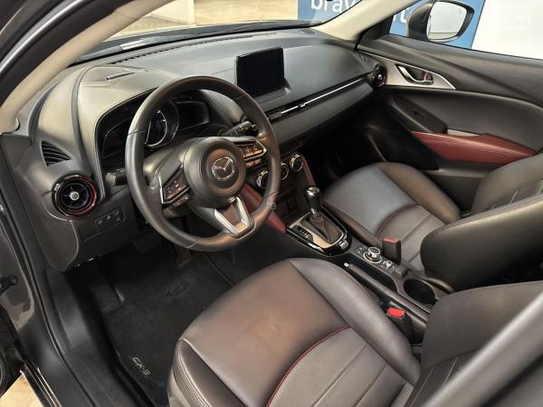 Pelēks Mazda CX-3 2018 Viļņa, ar dzinēja tilpumu 2.00 L un nobraukumu 78 tūkst. km par 16550 €, foto 8 vietnē AUTOMOTO.COM.LV