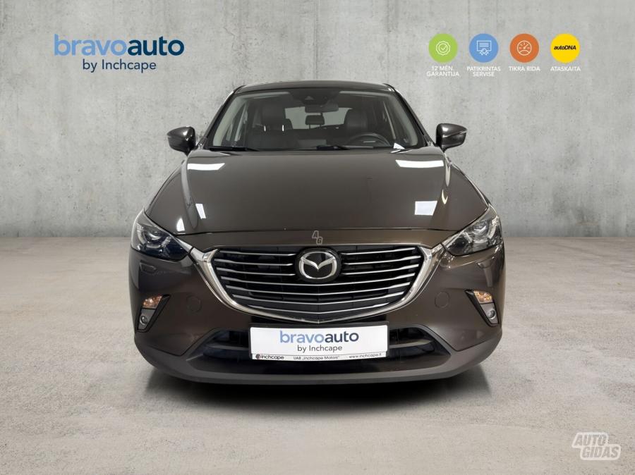 Pelēks Mazda CX-3 2018 Viļņa, ar dzinēja tilpumu 2.00 L un nobraukumu 196 tūkst. km par 10700 €, foto 8 vietnē AUTOMOTO.COM.LV