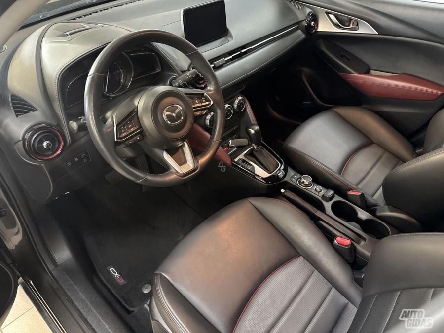 Pelēks Mazda CX-3 2018 Viļņa, ar dzinēja tilpumu 2.00 L un nobraukumu 196 tūkst. km par 10700 €, foto 9 vietnē AUTOMOTO.COM.LV