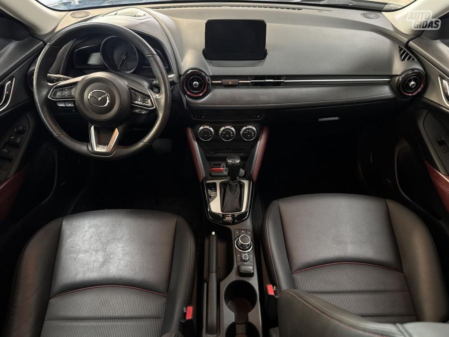Pelēks Mazda CX-3 2018 Viļņa, ar dzinēja tilpumu 2.00 L un nobraukumu 196 tūkst. km par 10700 €, foto 13 vietnē AUTOMOTO.COM.LV