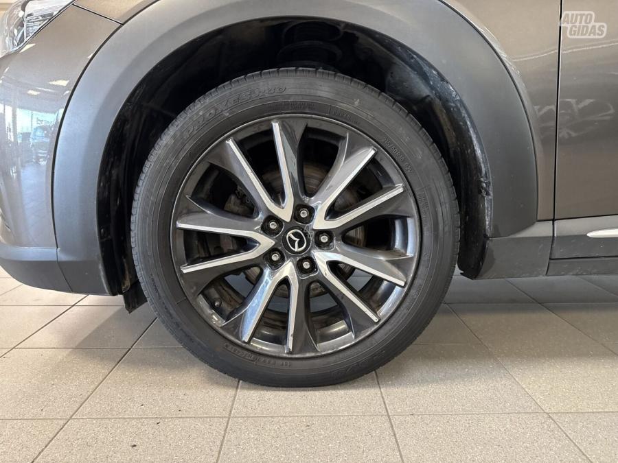 Pelēks Mazda CX-3 2018 Viļņa, ar dzinēja tilpumu 2.00 L un nobraukumu 196 tūkst. km par 10700 €, foto 28 vietnē AUTOMOTO.COM.LV