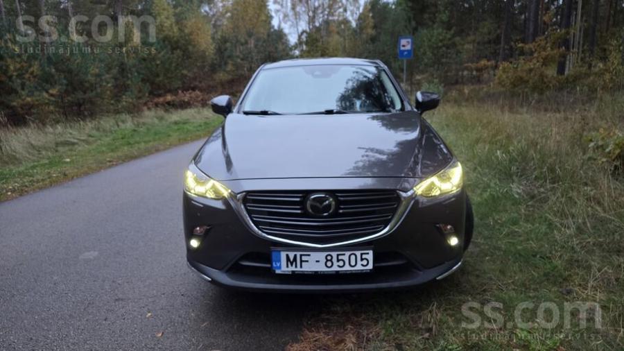 Pelēks Mazda CX-3 2018 Rīga, ar dzinēja tilpumu 2.00 L un nobraukumu 89 tūkst. km par 17100 €, foto 3 vietnē AUTOMOTO.COM.LV